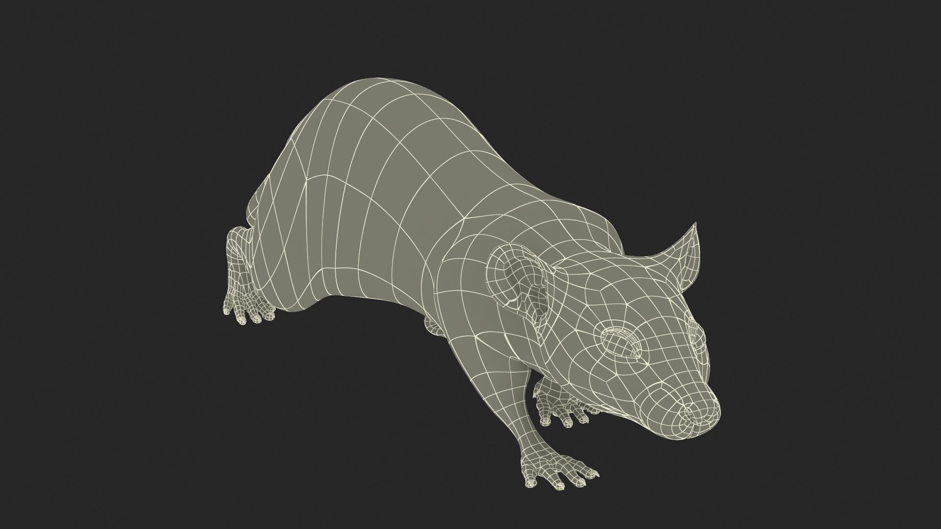 Realistic Dumbo Rat Fur 3D - TurboSquid 2325082