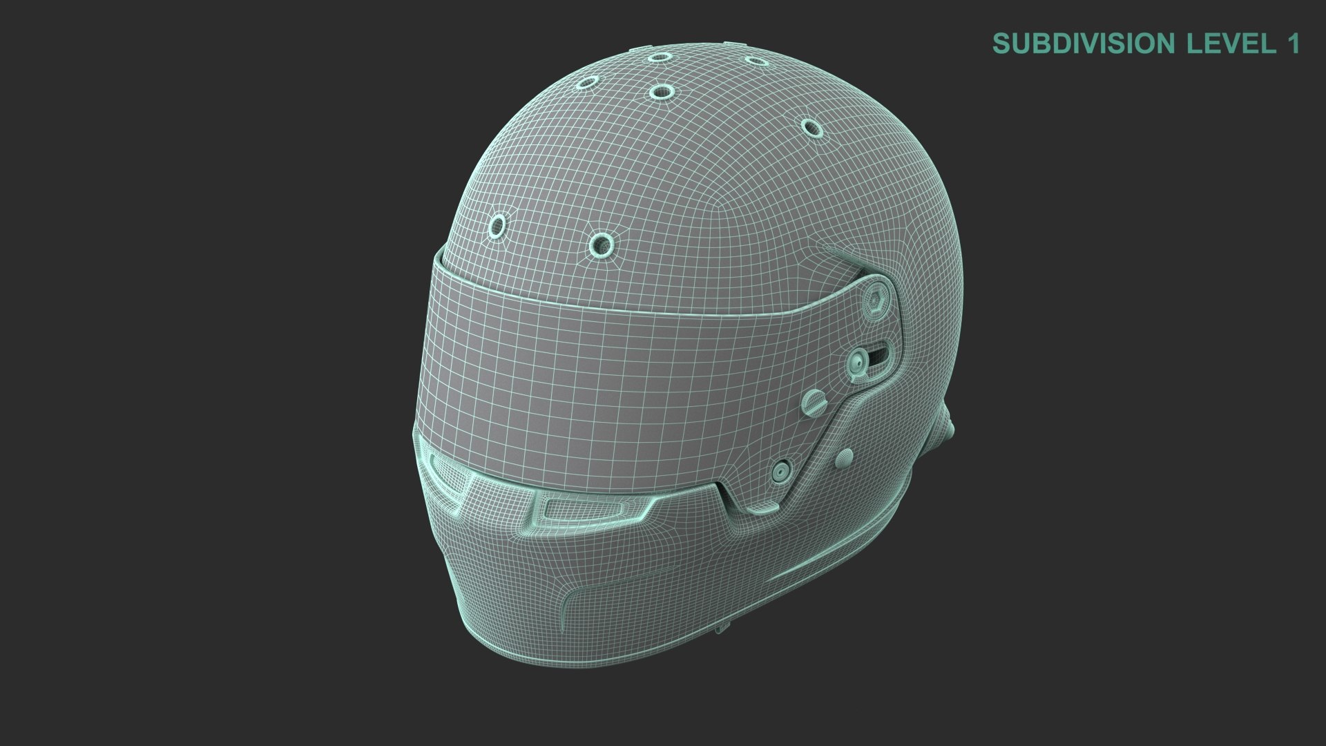 Racing Helmet 3D - TurboSquid 2053106