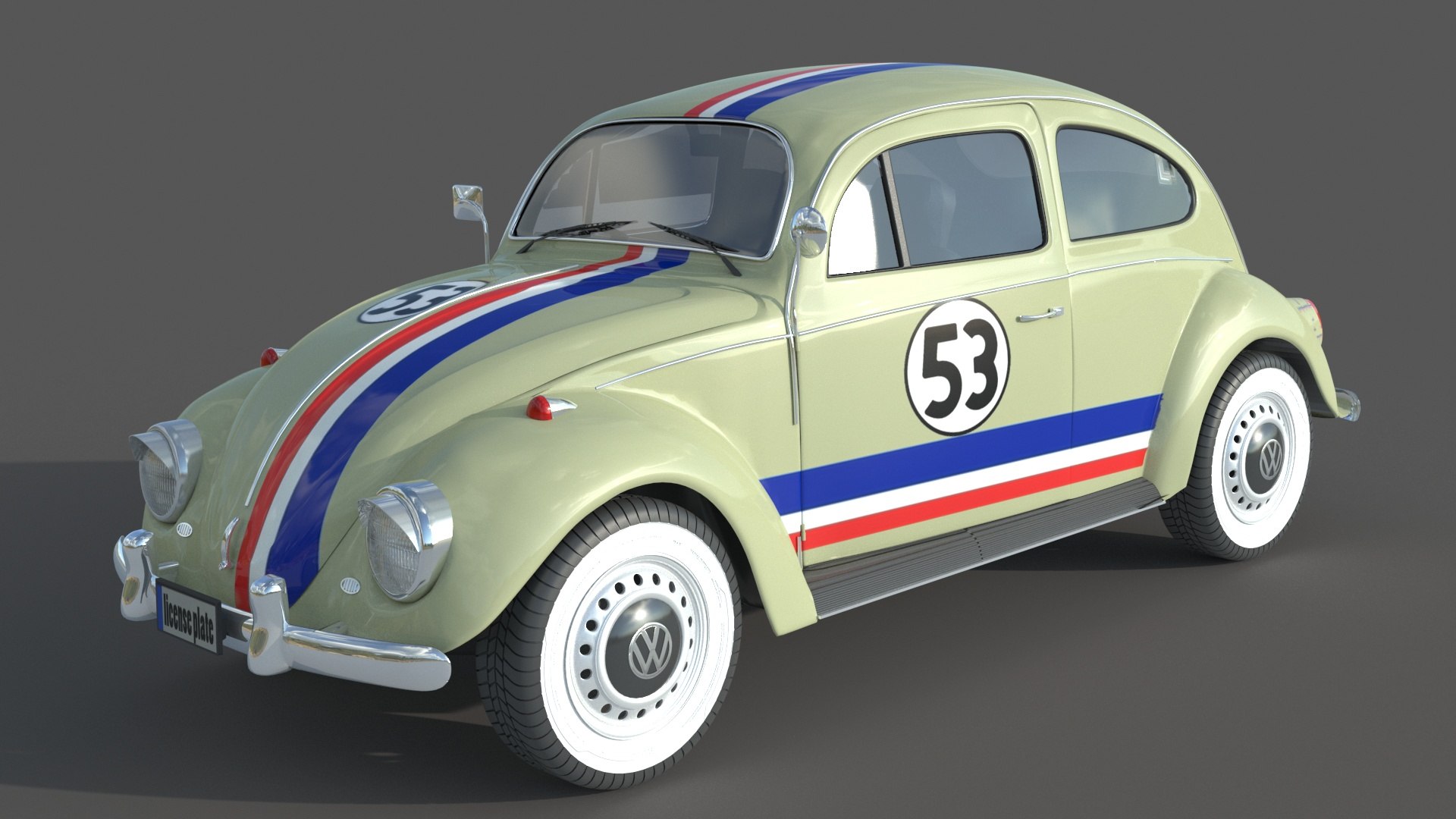 3D Model Volkswagen Beetle 1974 - TurboSquid 1896855