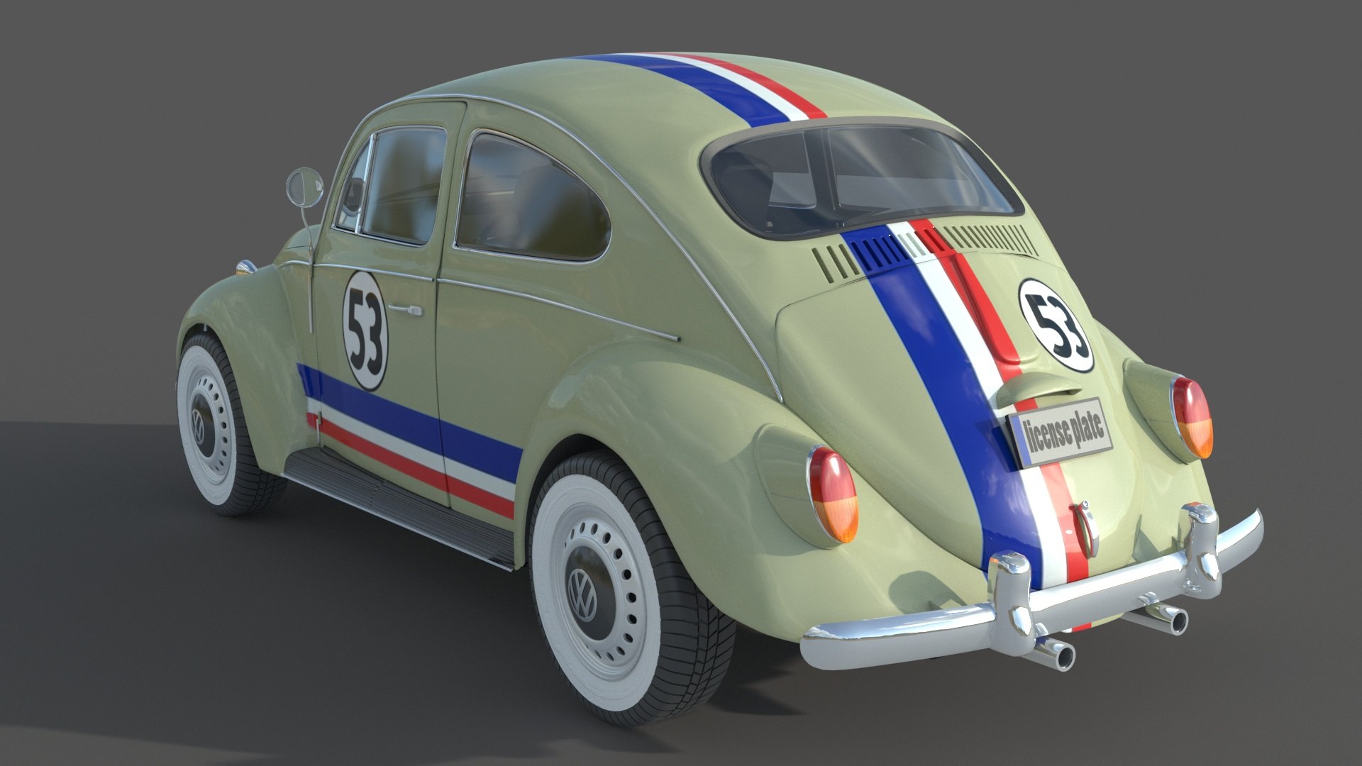 3D Model Volkswagen Beetle 1974 - TurboSquid 1896855