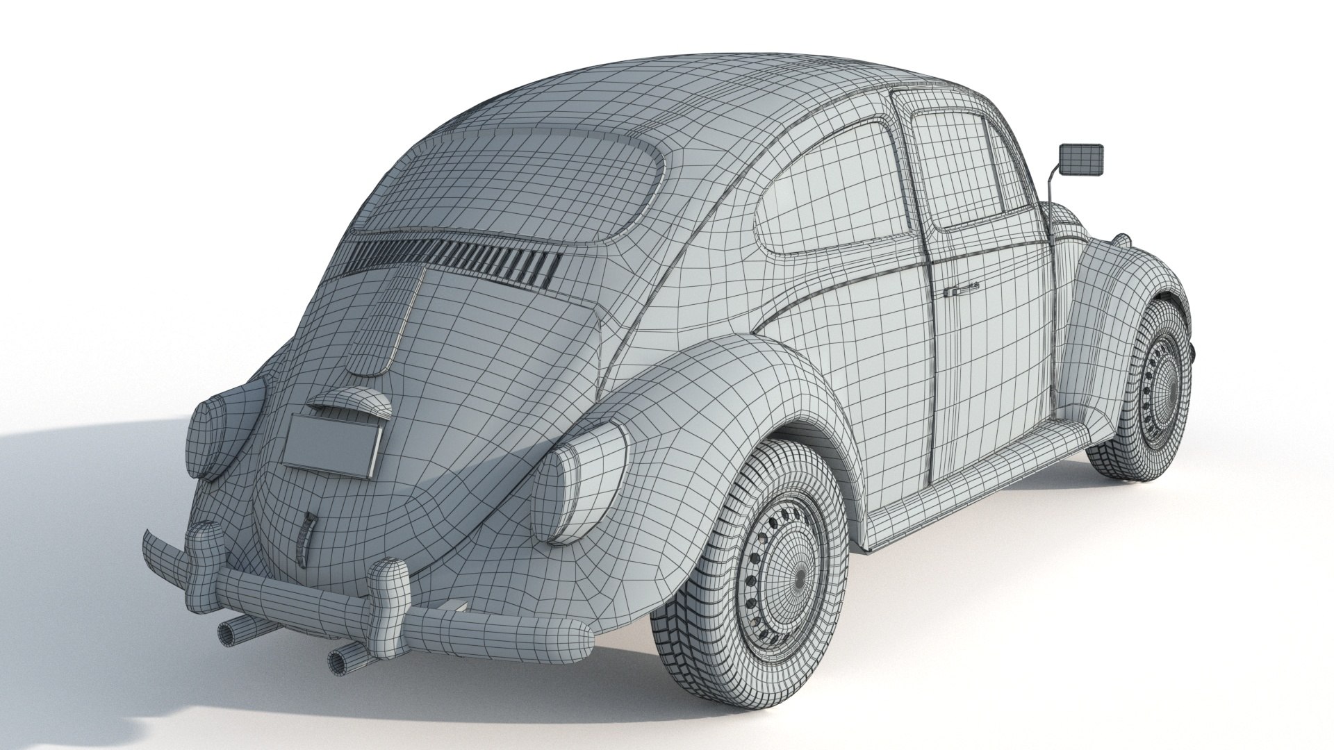 3D Model Volkswagen Beetle 1974 - TurboSquid 1896855