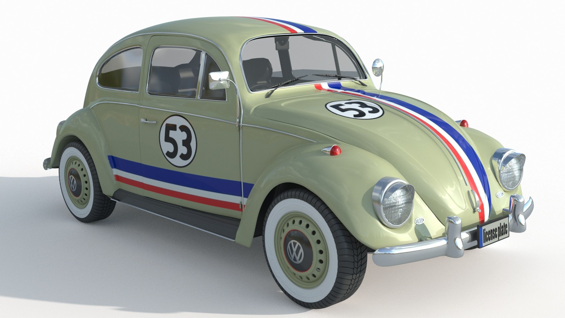 3D Model Volkswagen Beetle 1974 - TurboSquid 1896855