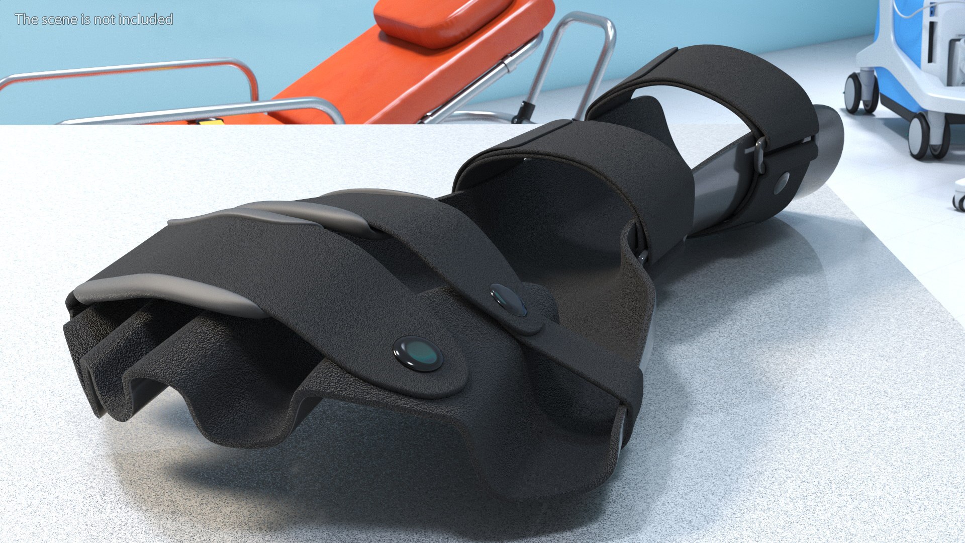 Hand Orthosis With Fingers Black 3D Model - TurboSquid 2122363