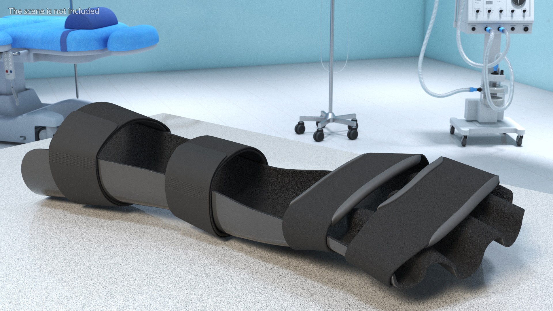 Hand Orthosis With Fingers Black 3D Model - TurboSquid 2122363