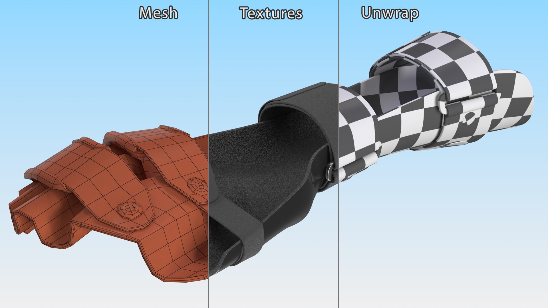 Hand Orthosis With Fingers Black 3D Model - TurboSquid 2122363