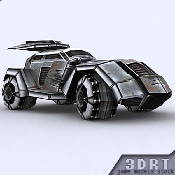 real-time sci-fi jeeps 3d 3ds