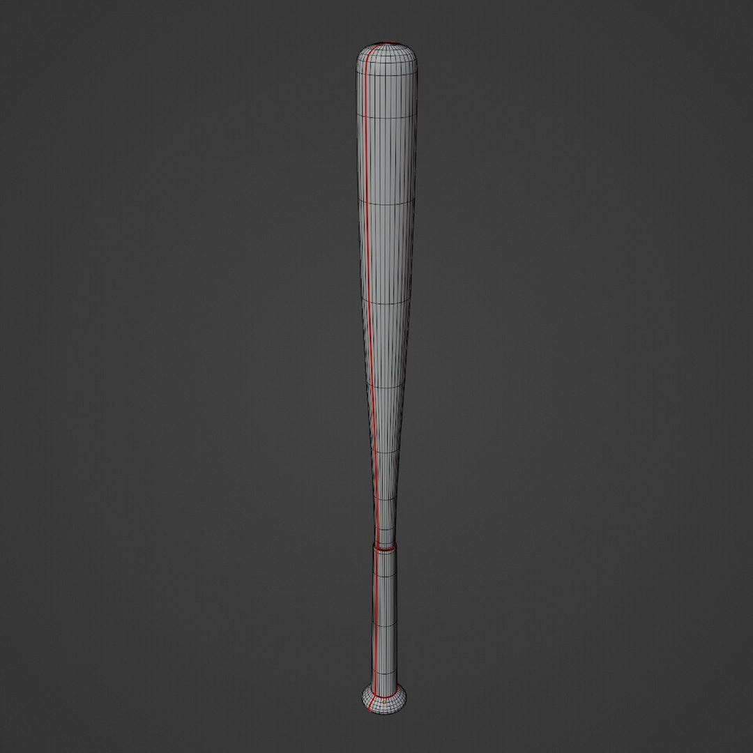 Steel Baseball Bat 01 3D Model - TurboSquid 2314775