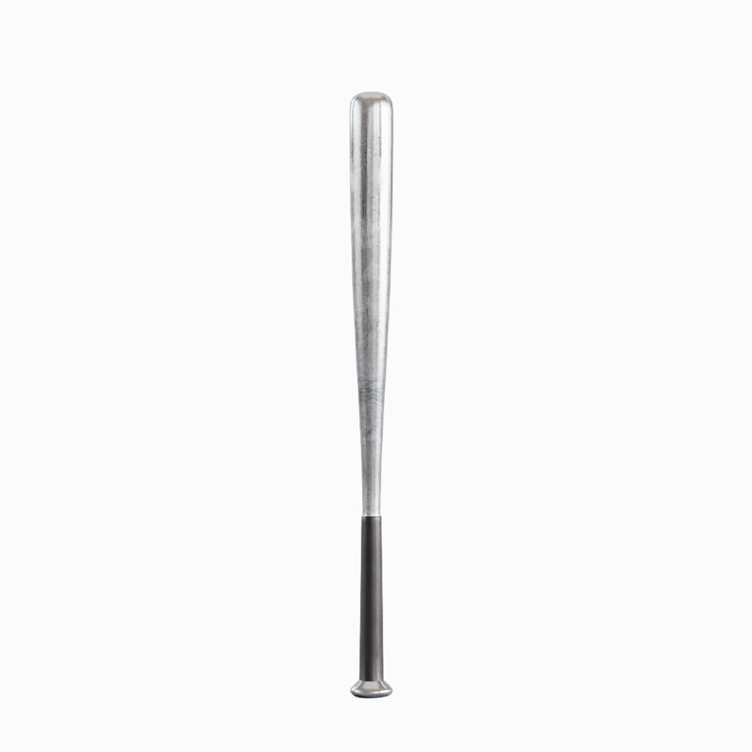 Steel Baseball Bat 01 3D Model - TurboSquid 2314775