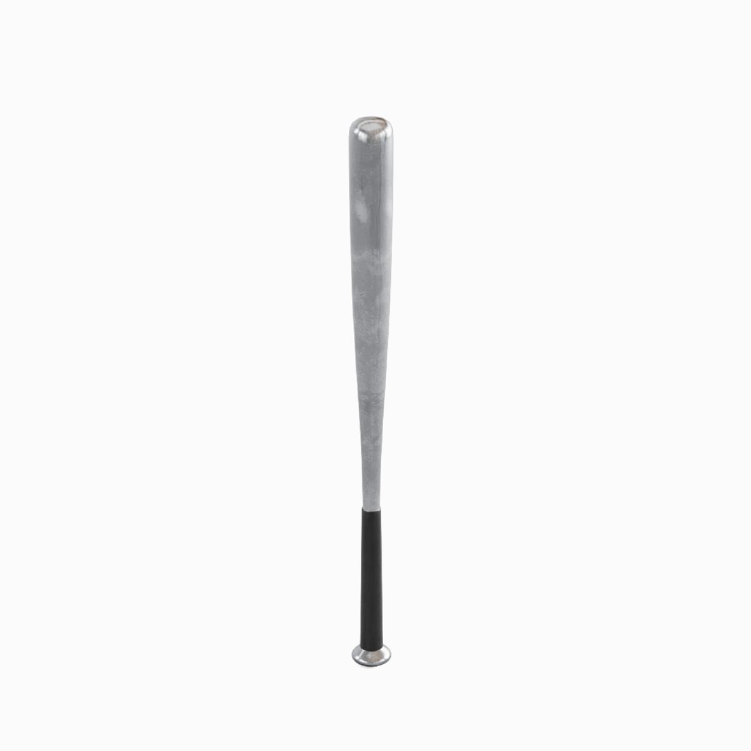 Steel Baseball Bat 01 3D Model - TurboSquid 2314775