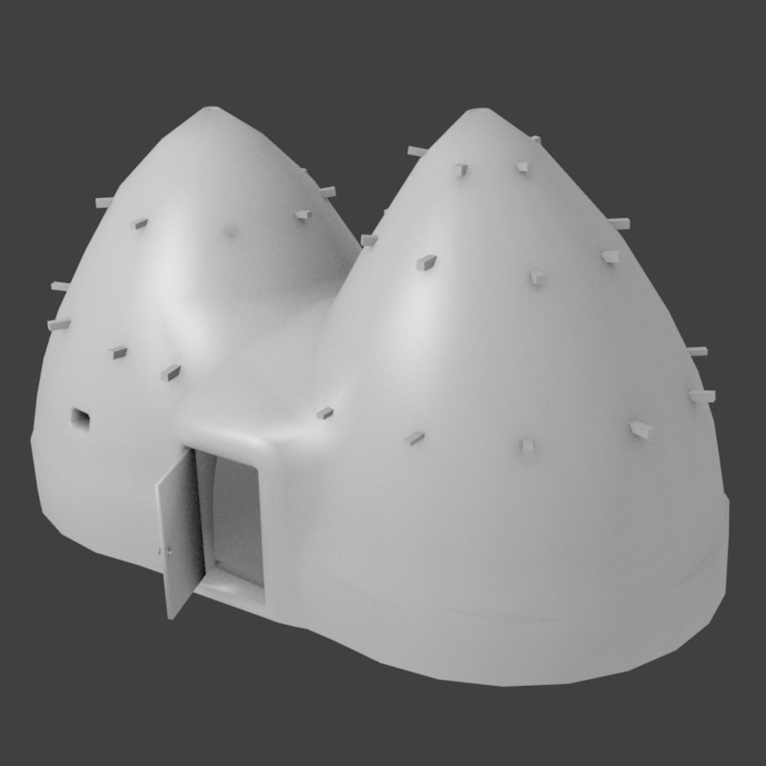 Traditional Syrian Beehive 3d Model