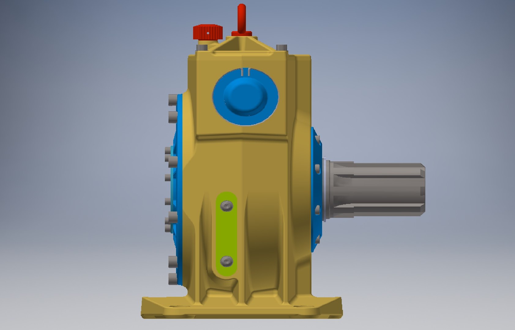 Two Step Planetary Reduction Gearbox 3D 3D Model - TurboSquid 1962113