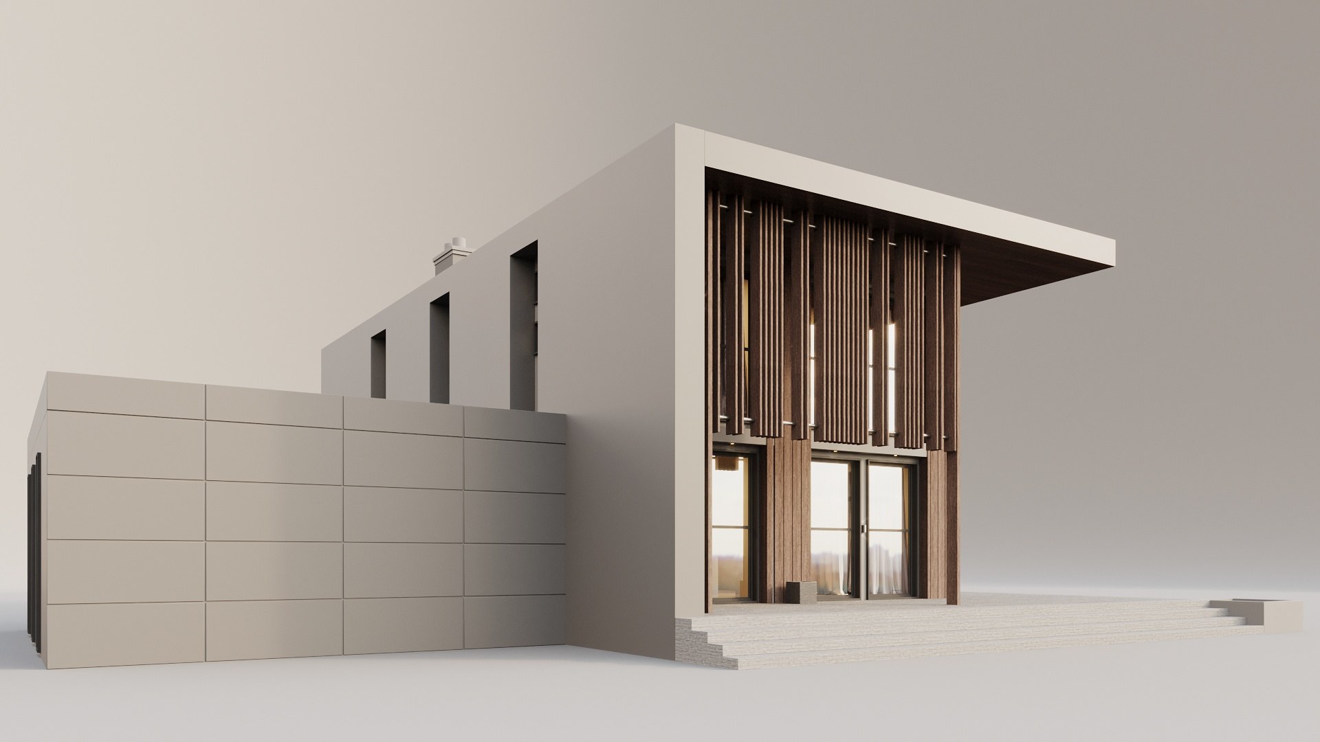 Loft House 3D - TurboSquid 1532926