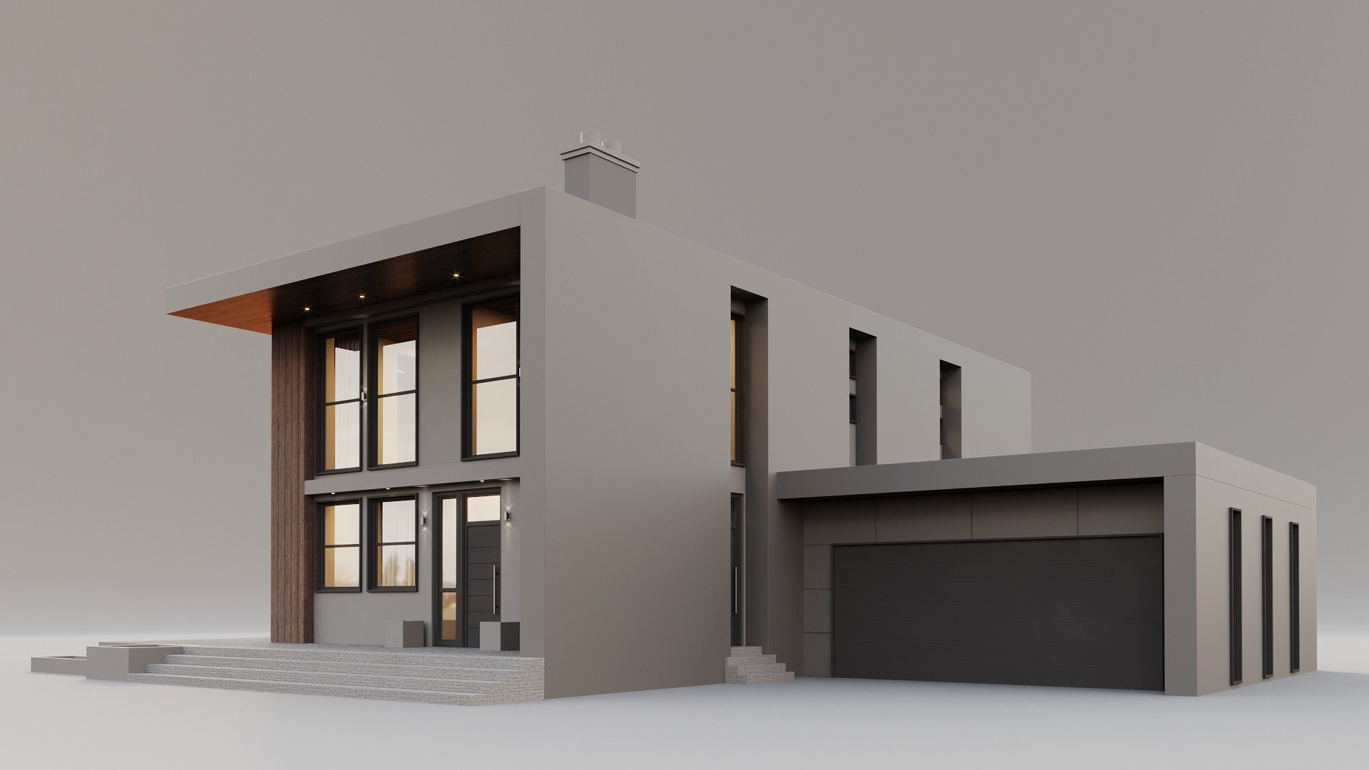 Loft House 3D - TurboSquid 1532926