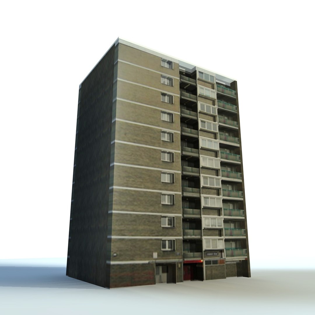 Urban Building C4d