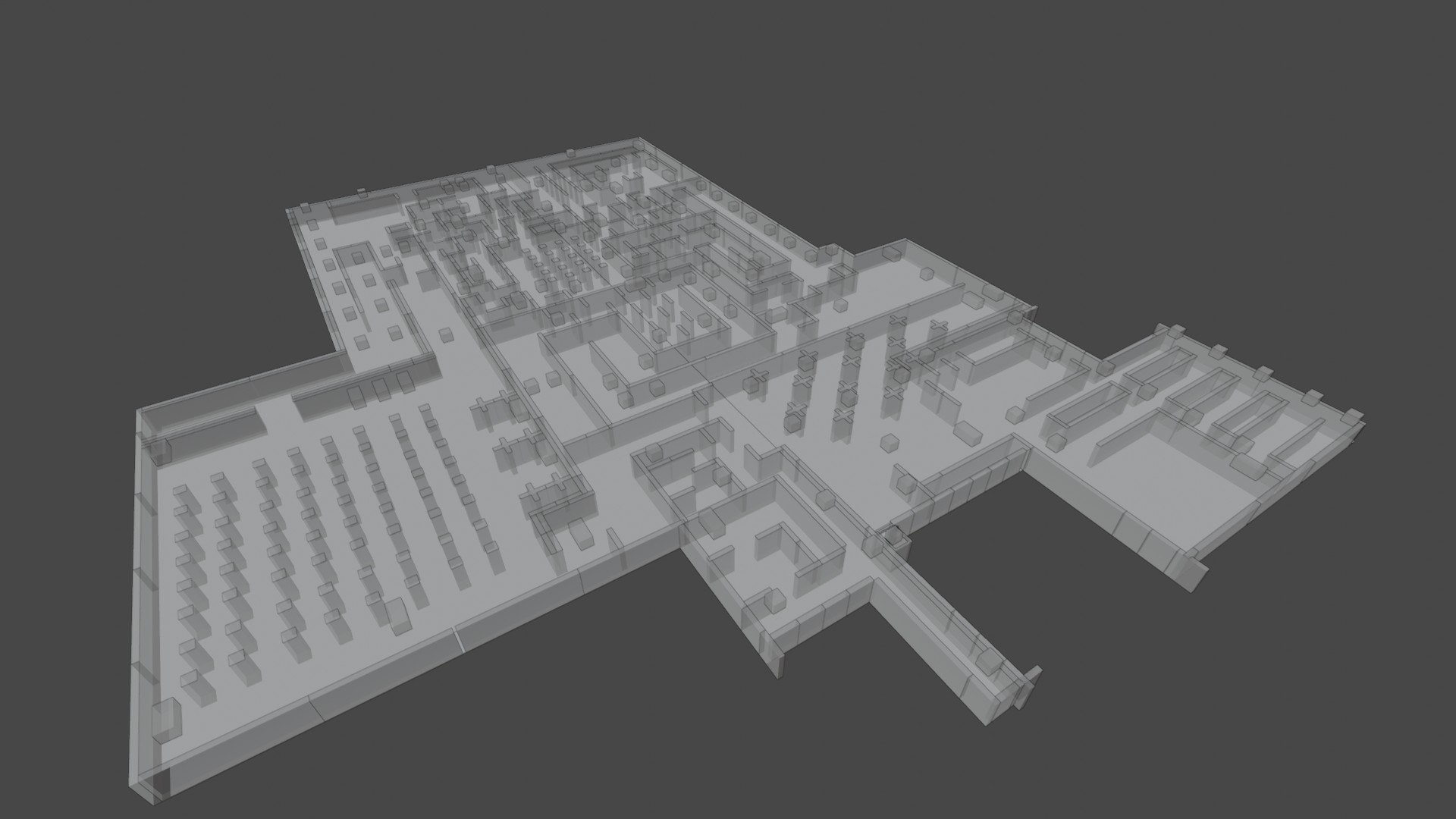 3D Backrooms Map Model - TurboSquid 2193152
