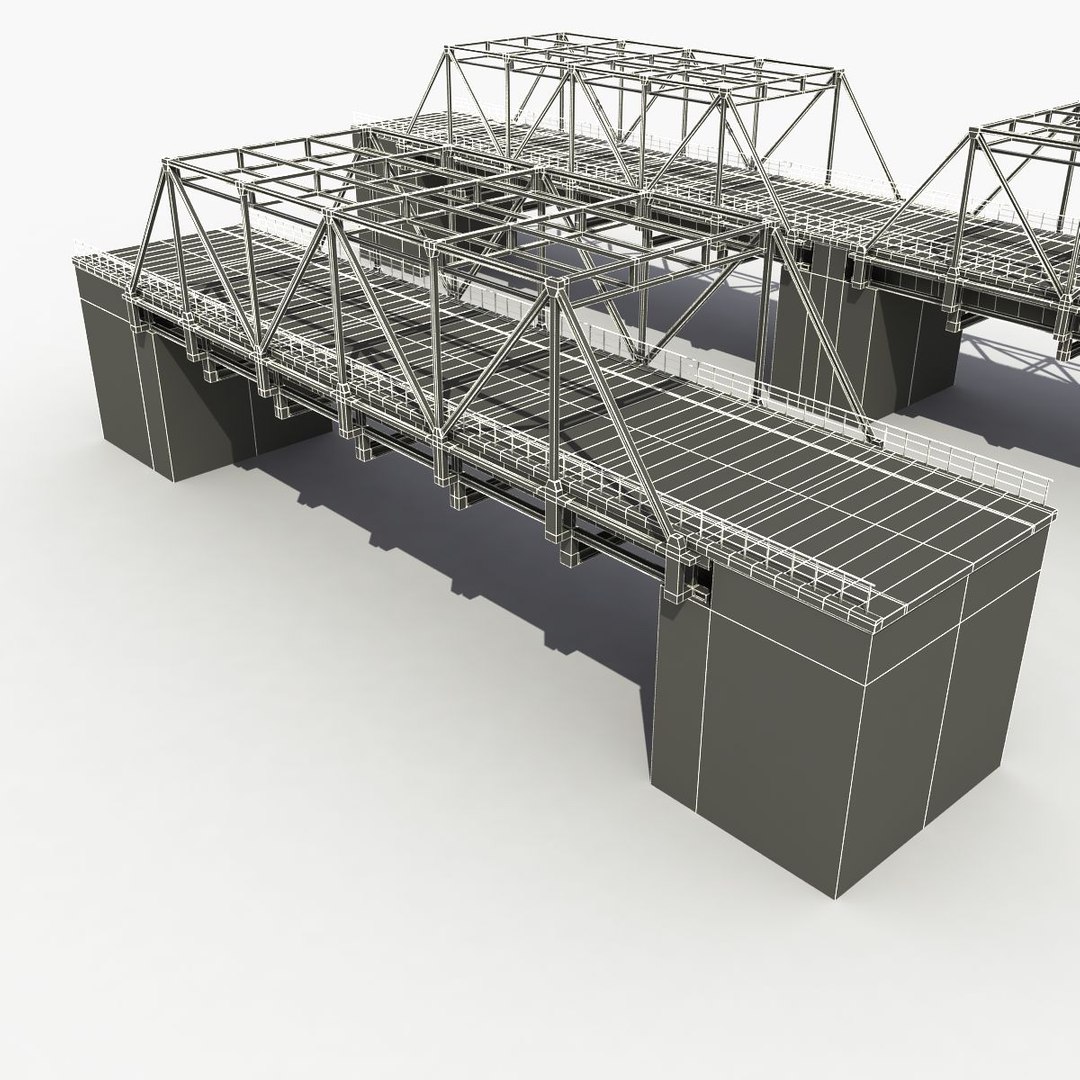 Bridge Road 3d Model