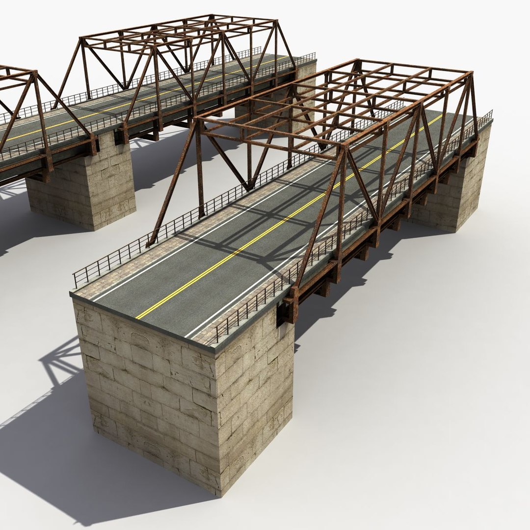Bridge Road 3d Model