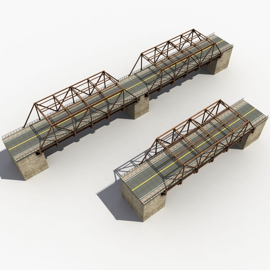 Bridge Road 3d Model