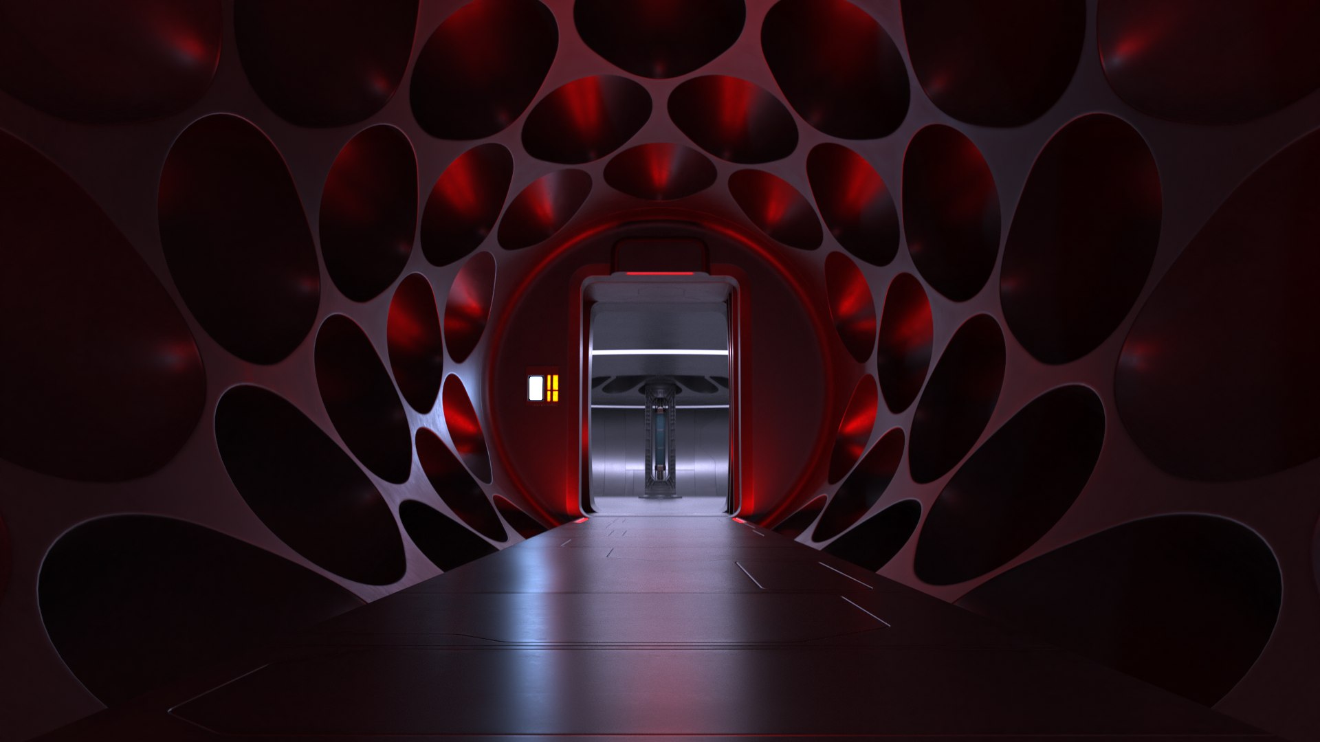 Sci-fi Nuclear Reactor Room Interior 3D Model - TurboSquid 2142889