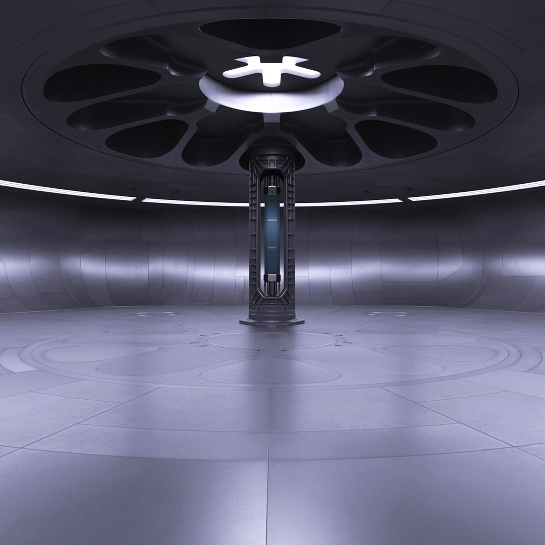Sci-fi Nuclear Reactor Room Interior 3D model - TurboSquid 2142889