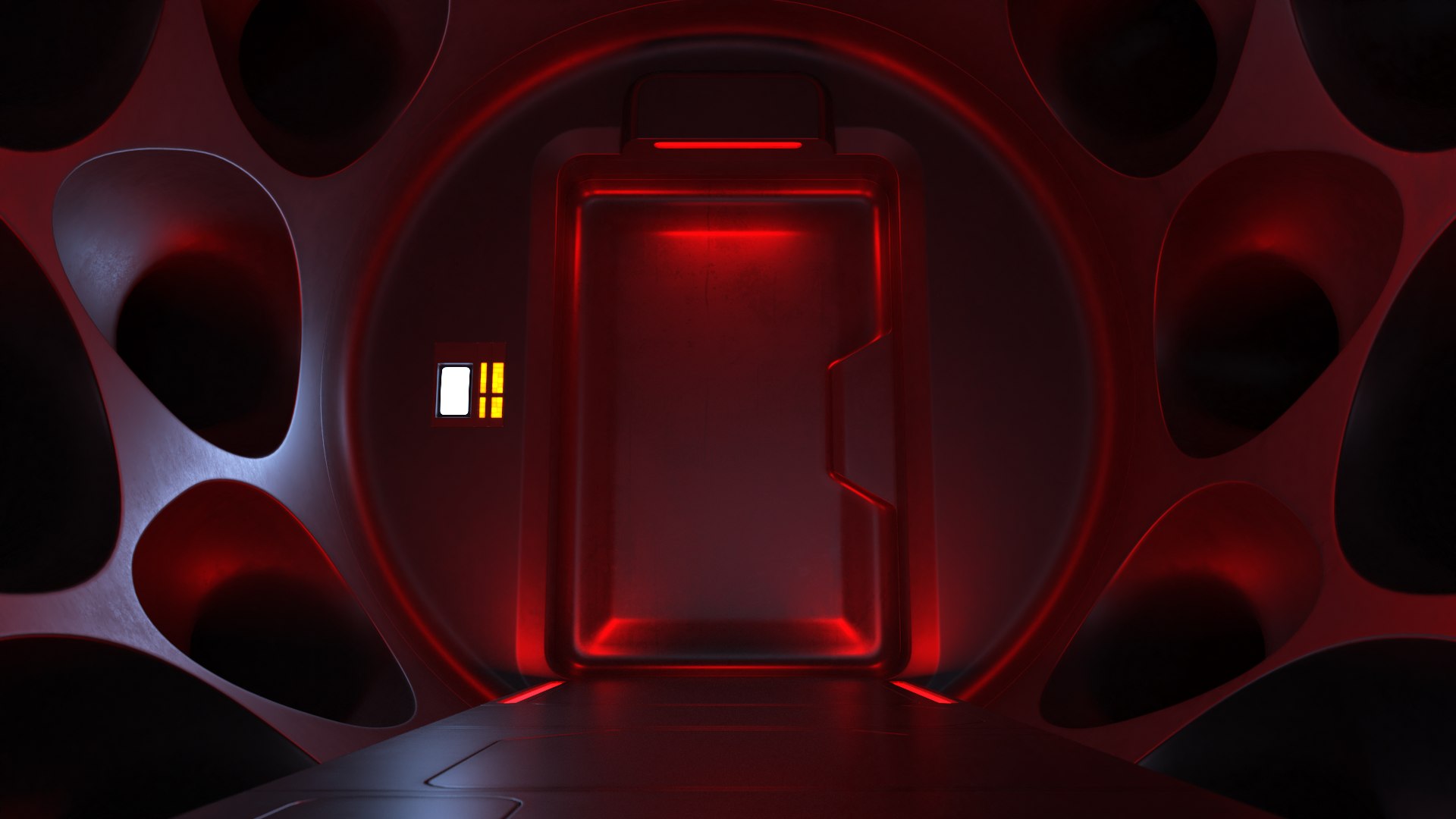Sci-fi Nuclear Reactor Room Interior 3D Model - TurboSquid 2142889