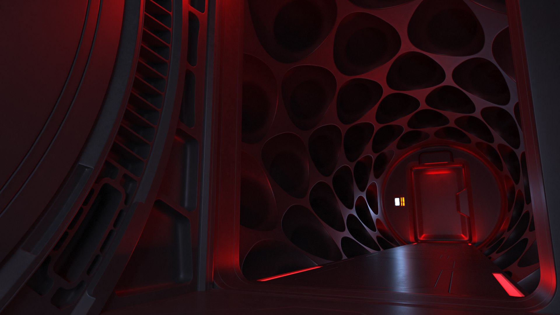 Sci-fi Nuclear Reactor Room Interior 3D Model - TurboSquid 2142889