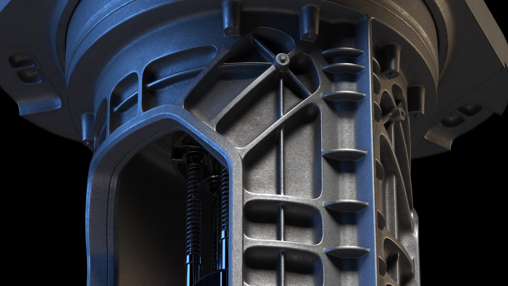 Sci-fi Nuclear Reactor Room Interior 3D model - TurboSquid 2142889