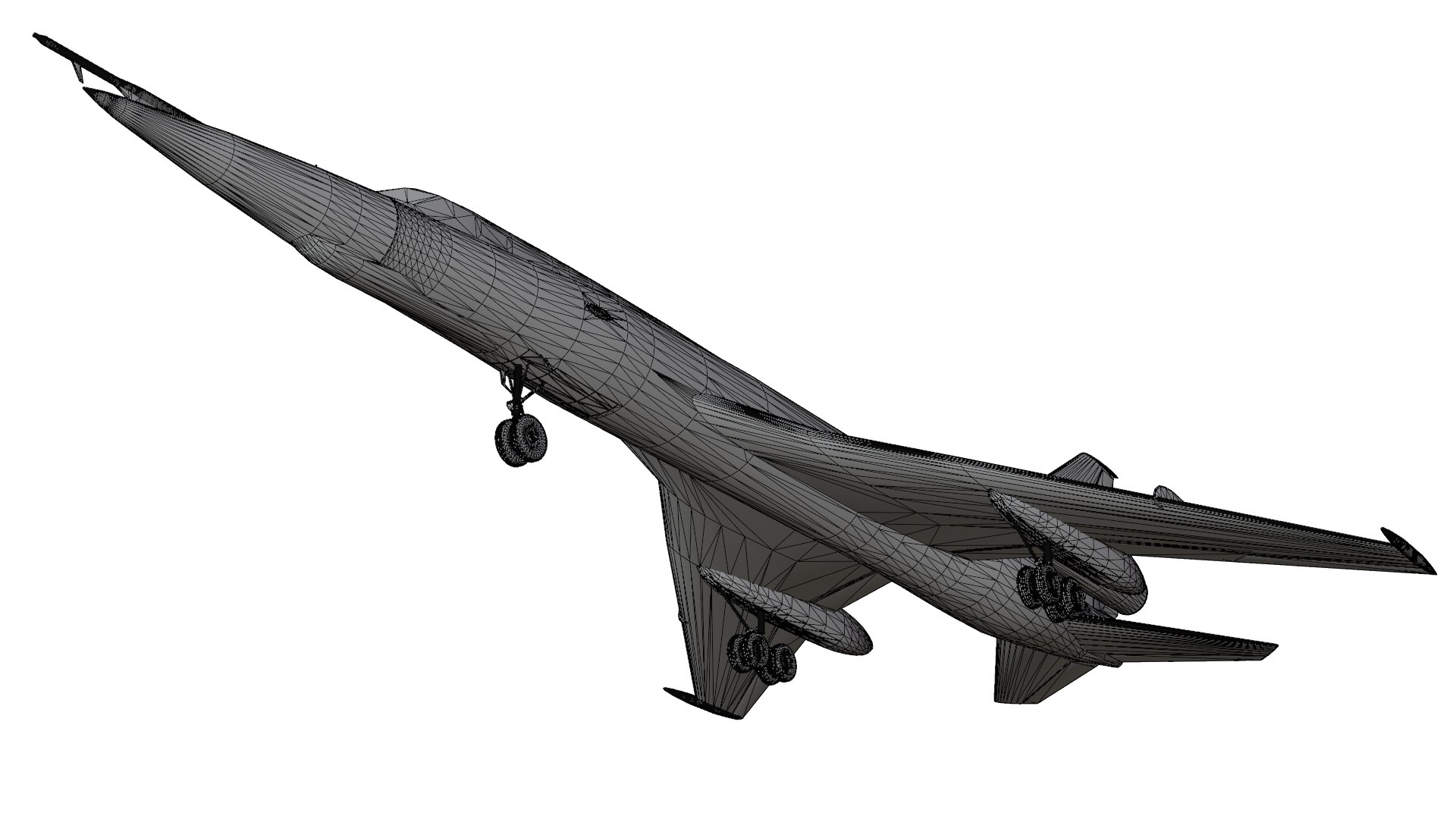 Tupolev Tu 22 3D Model - TurboSquid 2327432