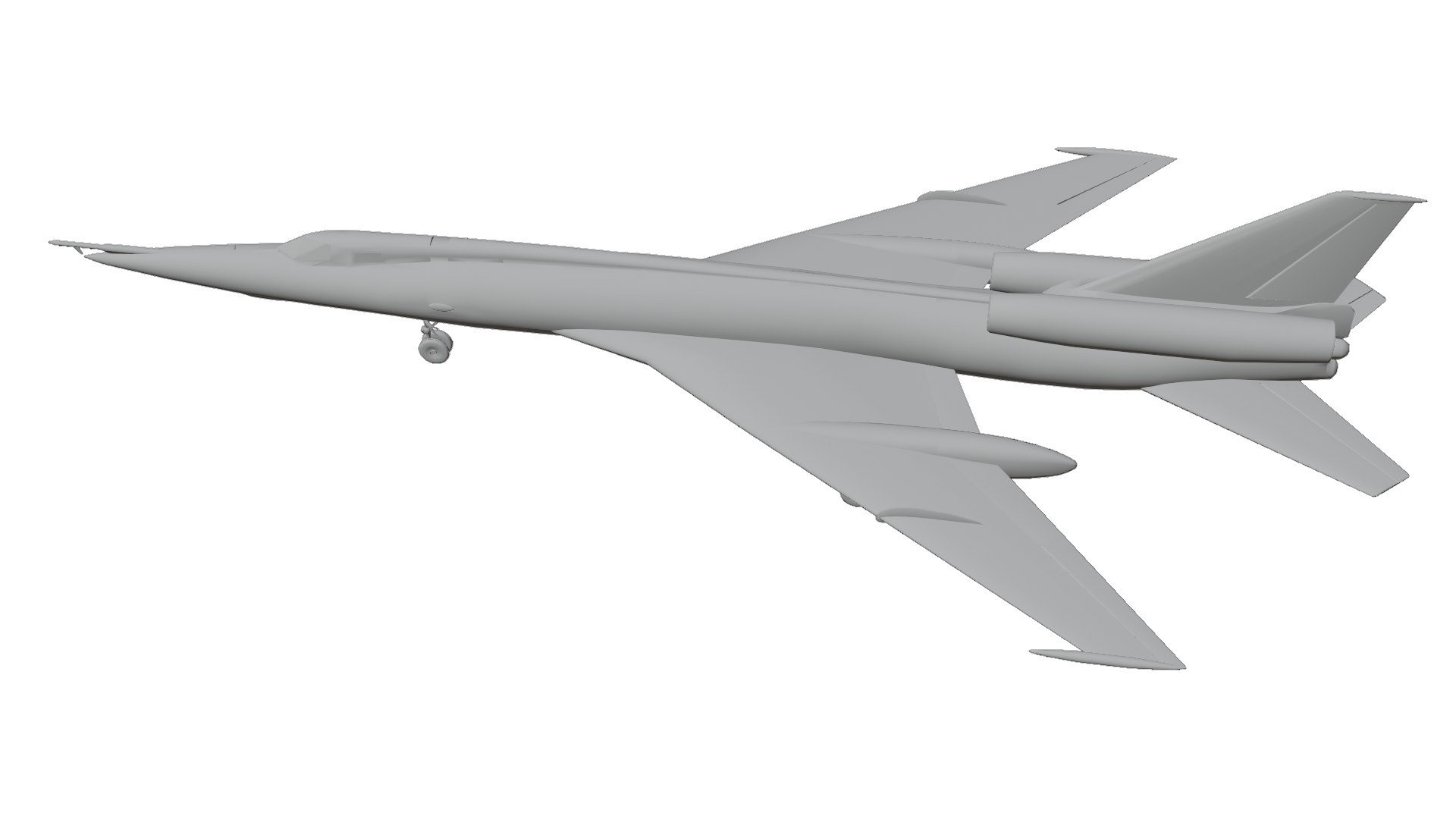Tupolev Tu 22 3D Model - TurboSquid 2327432