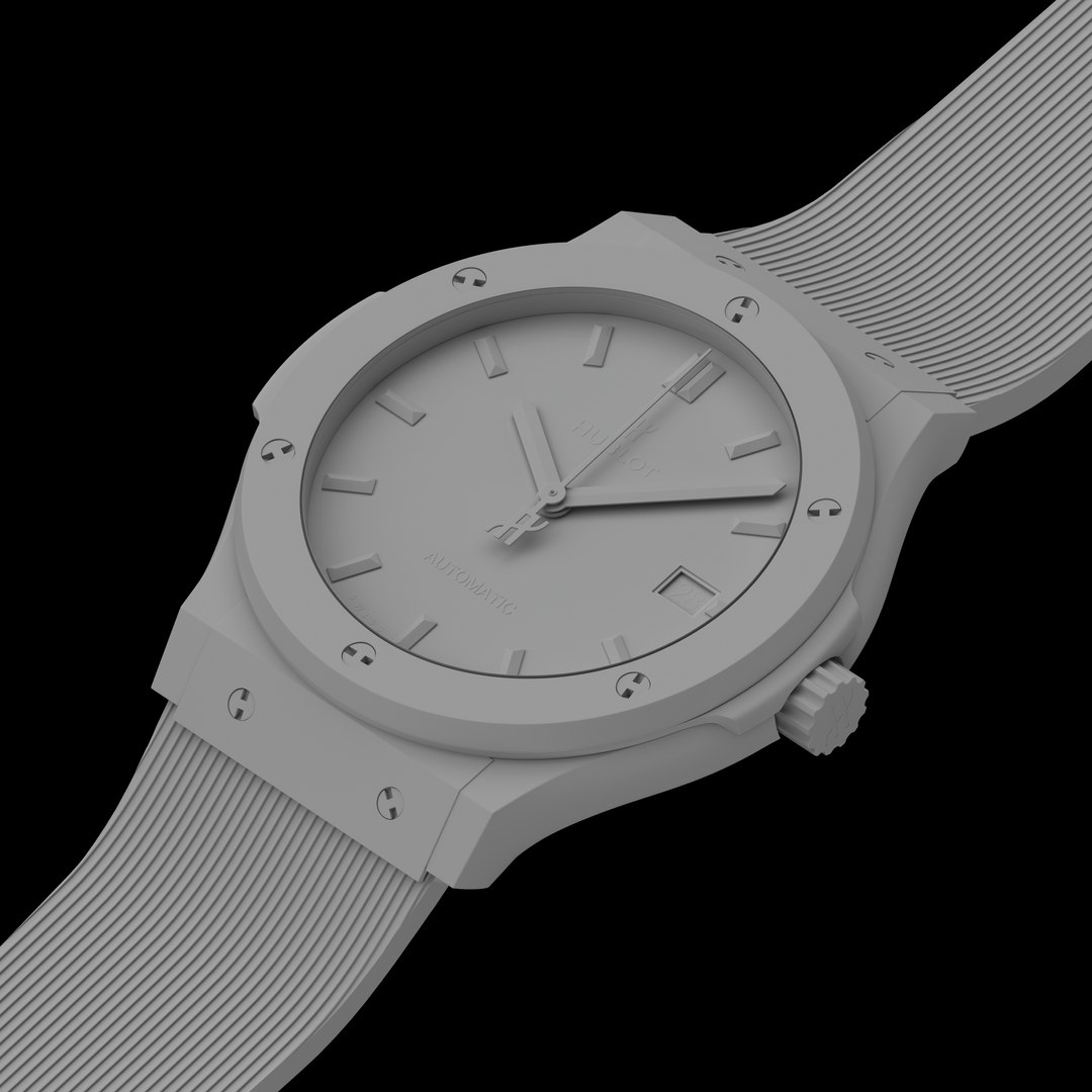 3D Model Hublot - Classic Fusion Titanium - - TurboSquid 2202895
