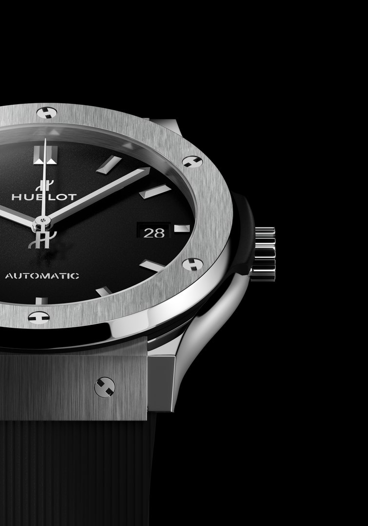 3D Model Hublot - Classic Fusion Titanium - - TurboSquid 2202895