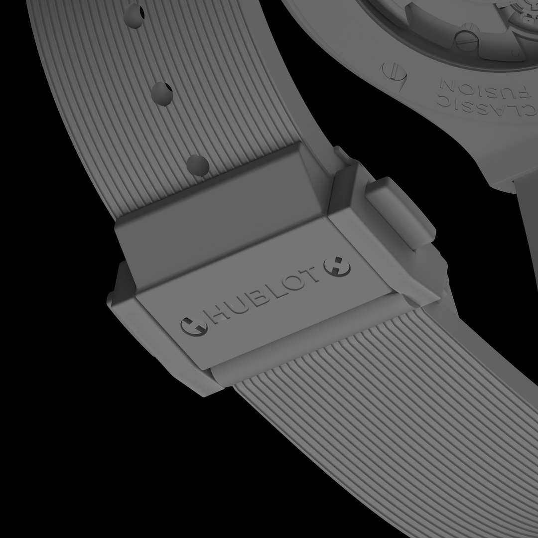 3D Model Hublot - Classic Fusion Titanium - - TurboSquid 2202895