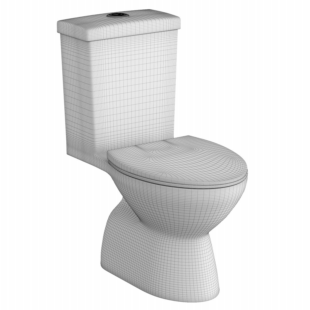 Piece Ewc Toilet 3D Model - TurboSquid 1691027