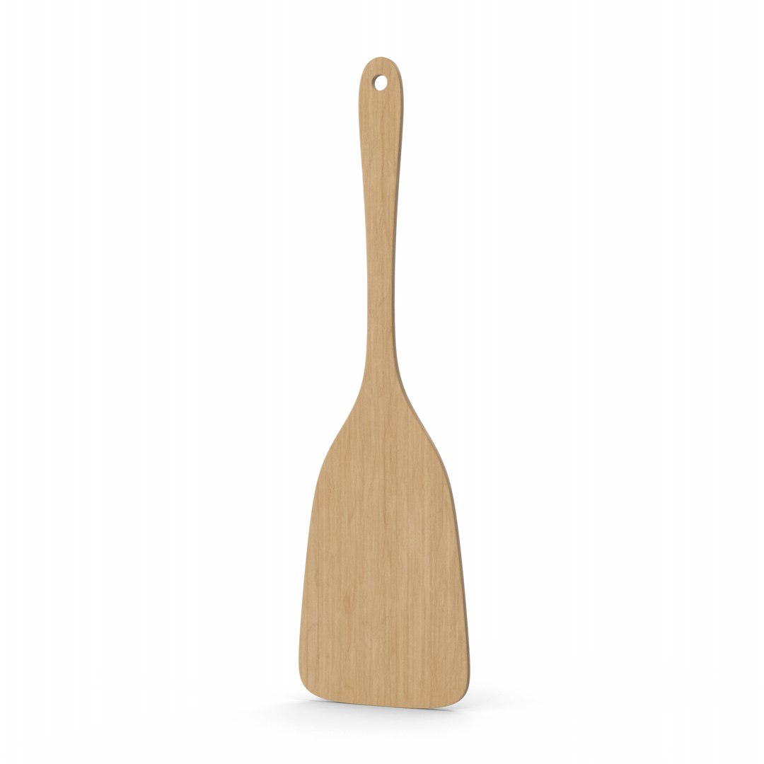 Wooden Kitchen Spatula model - TurboSquid 2175164