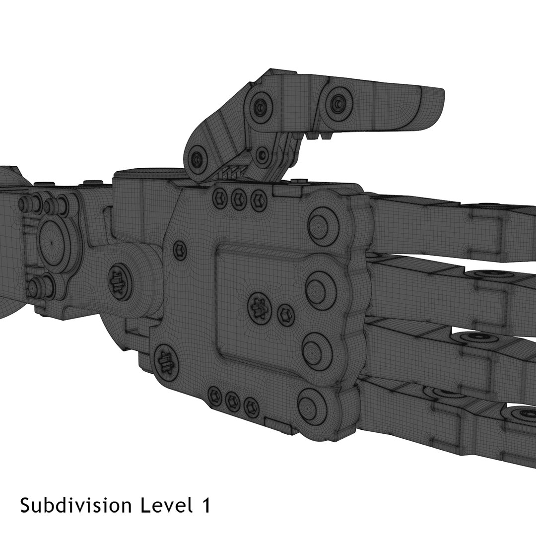 3D Mech Hand | 1147931 | TurboSquid