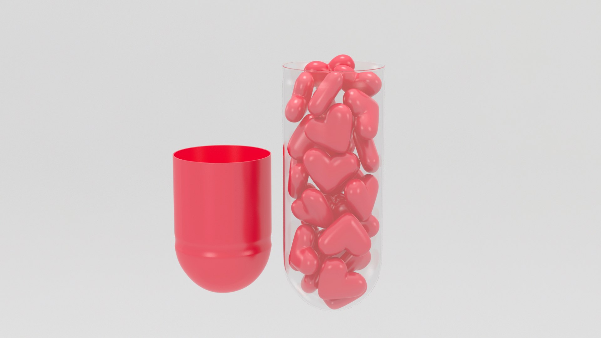 Pill Heart 3D - TurboSquid 1646544
