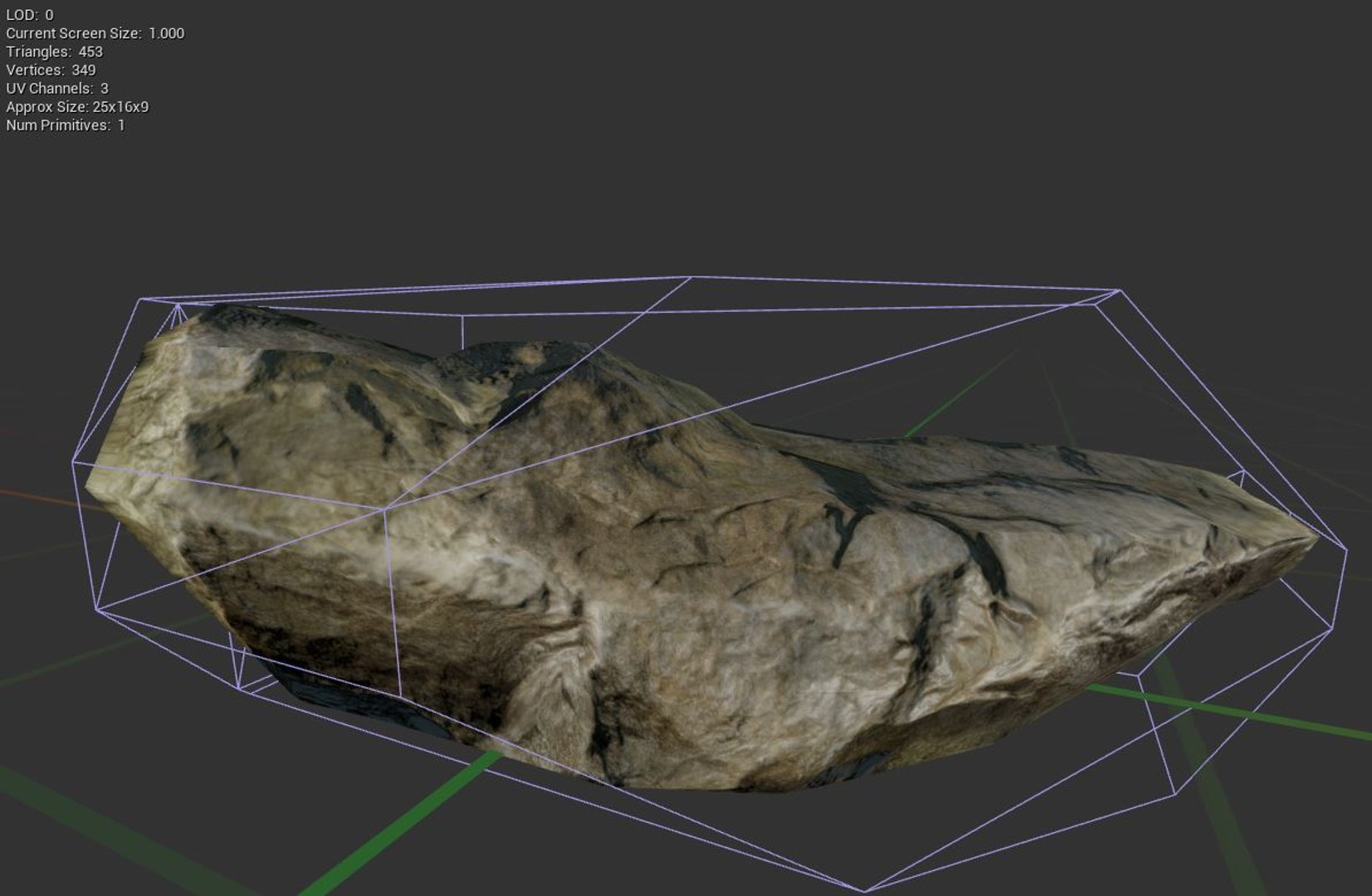 Rock Unreal Engine Obj