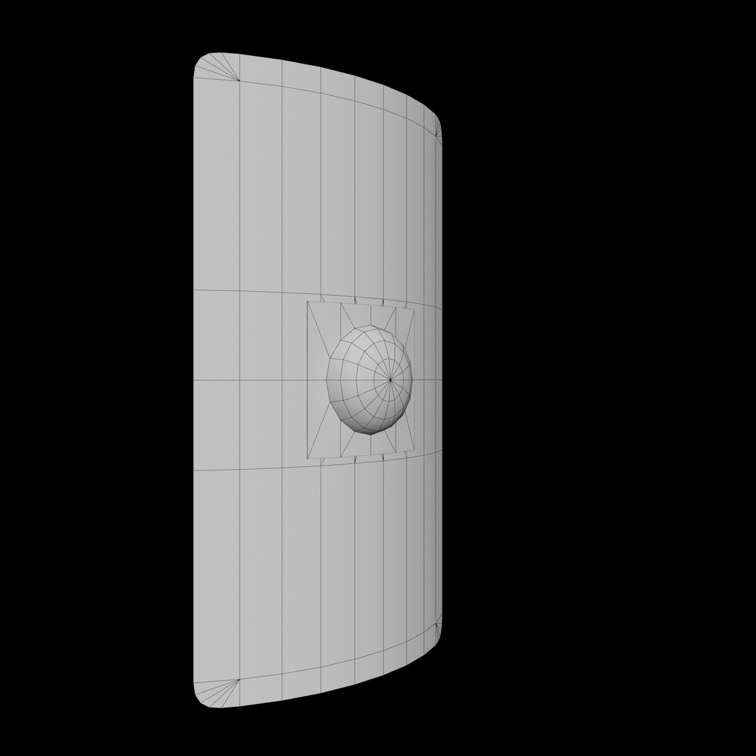 3d Model Gladiator Shield Roman