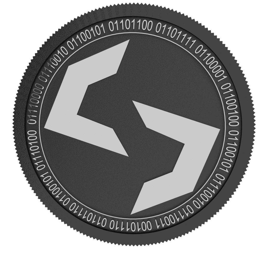 3D Model Scala Black Coin - TurboSquid 1625110