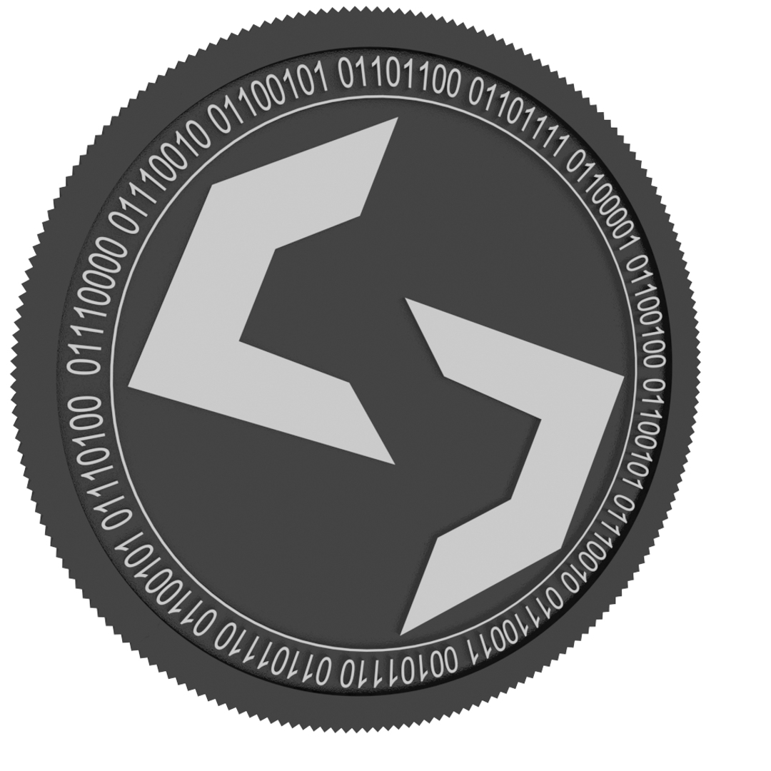 3D Model Scala Black Coin - TurboSquid 1625110