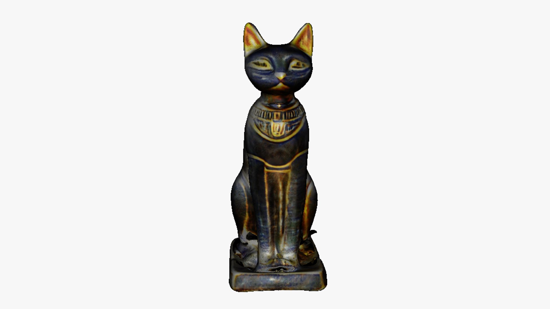 3D Egyptian Cat Statue - TurboSquid 2238924
