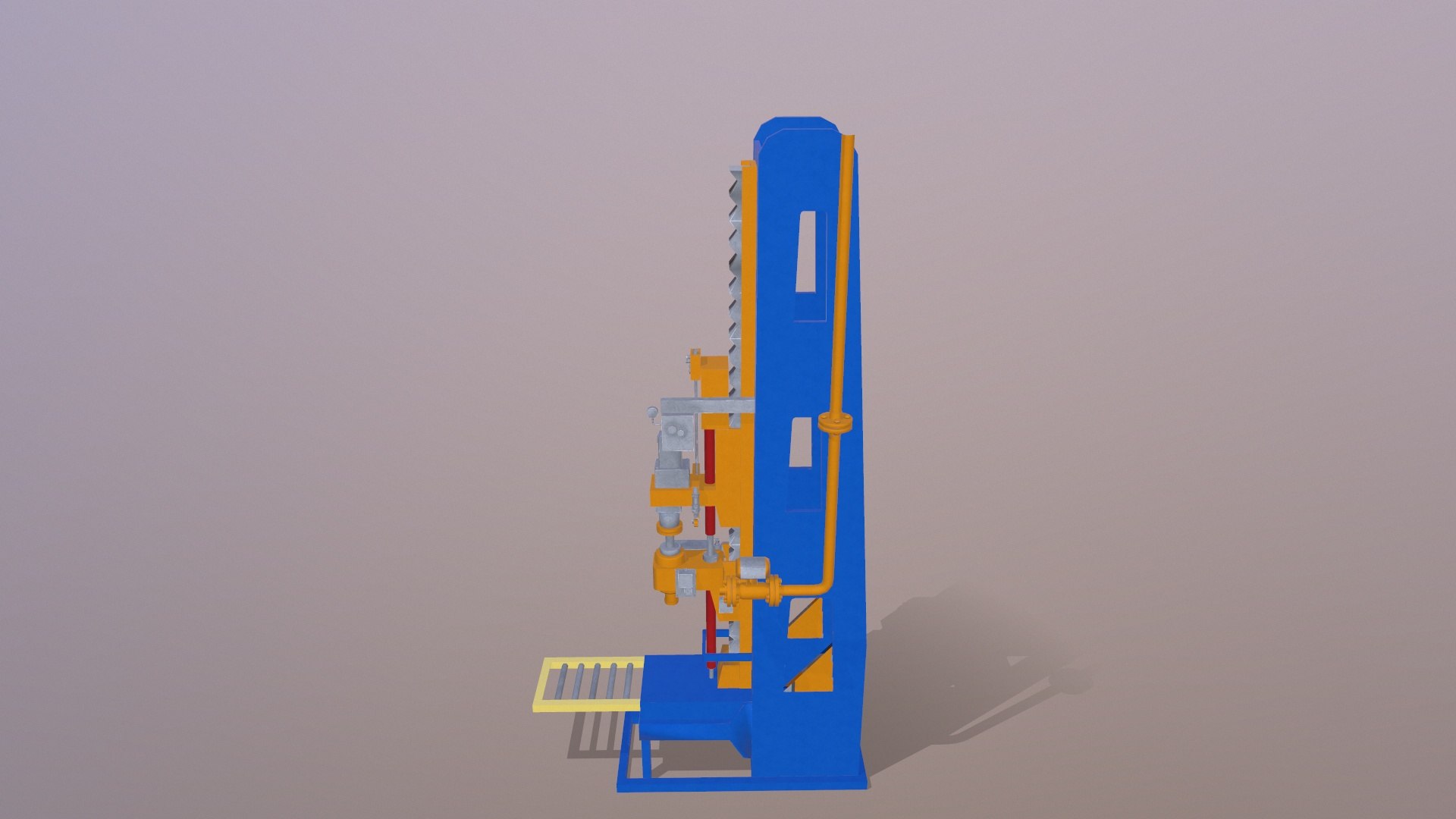 Cylinder Filling Machine 3D Model - TurboSquid 2286832