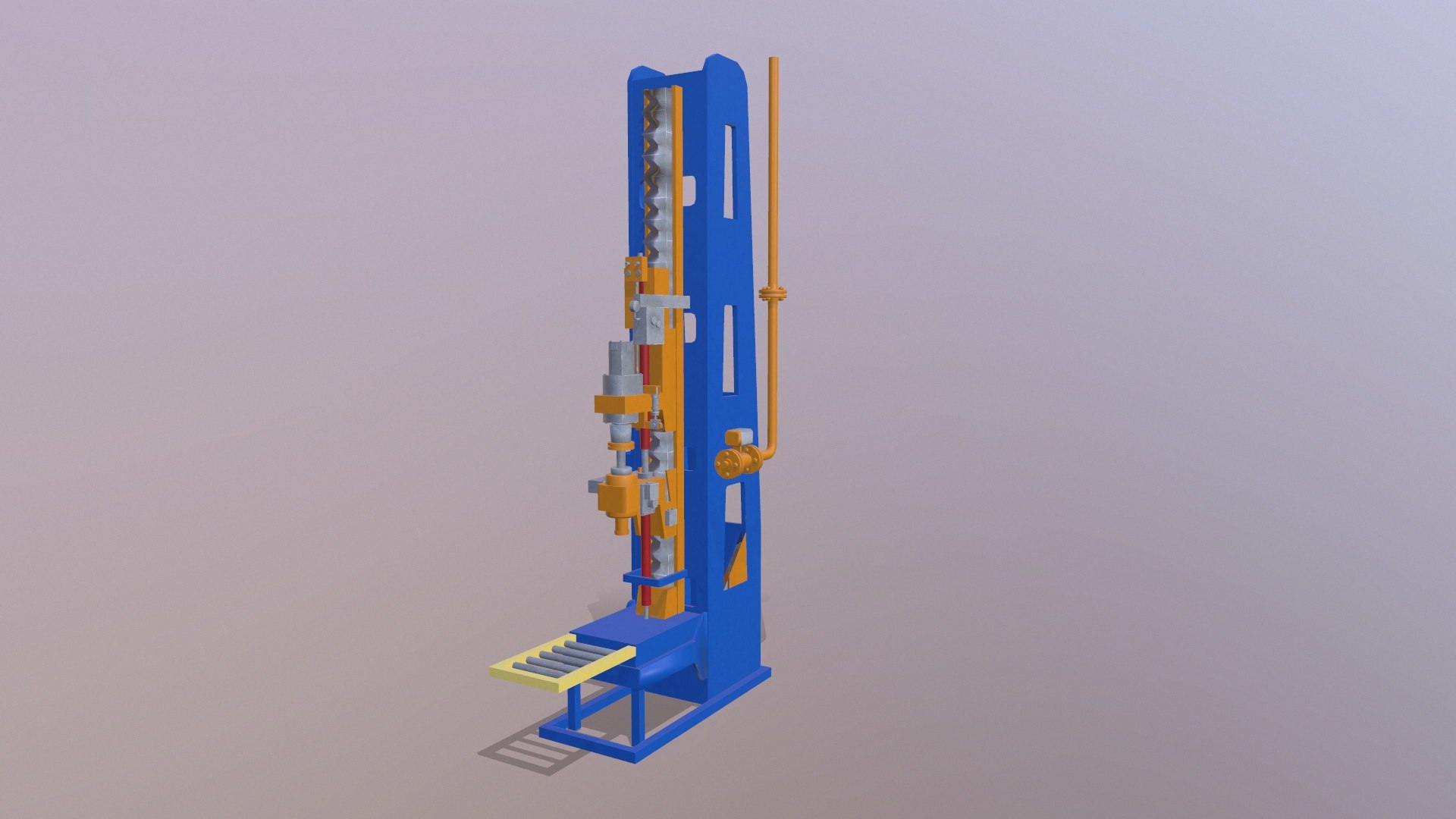 Cylinder Filling Machine 3D Model - TurboSquid 2286832