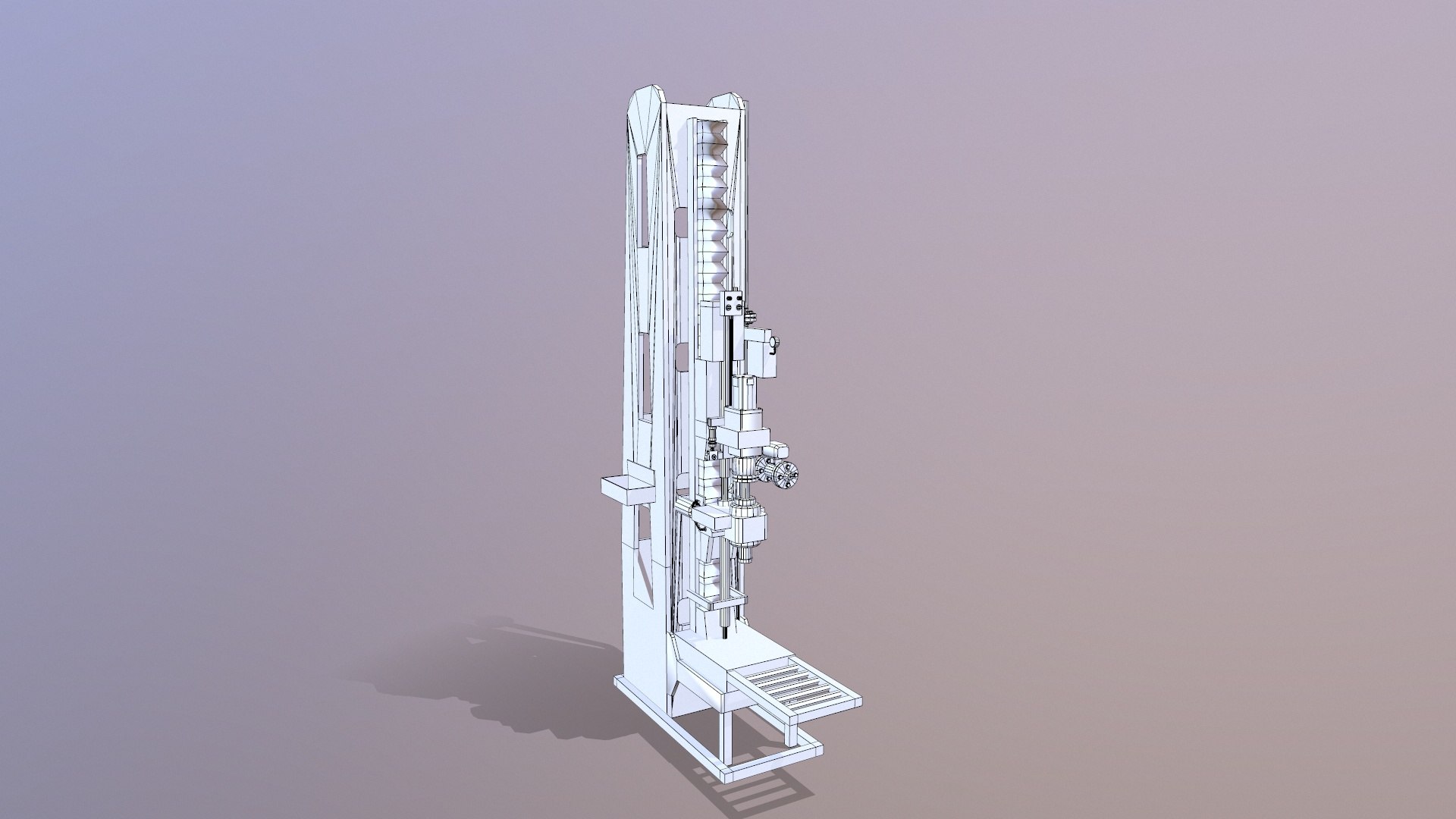Cylinder Filling Machine 3D Model - TurboSquid 2286832