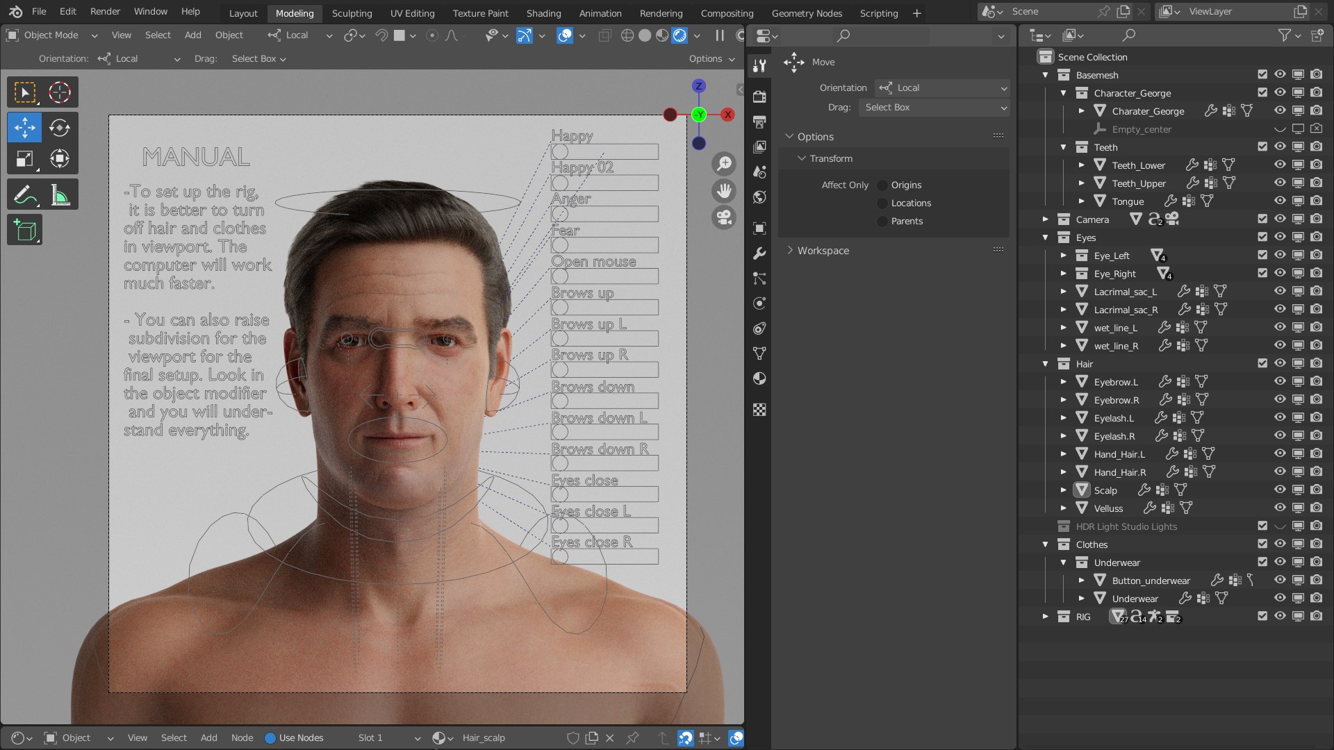 3D Character Model - TurboSquid 2055628