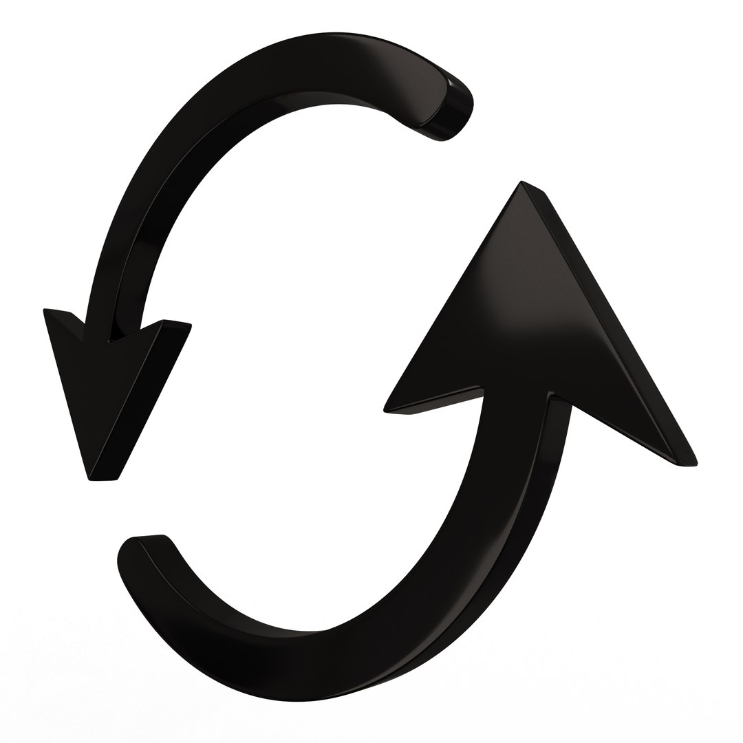 Synchronization Symbol 3D Model - TurboSquid 1856091