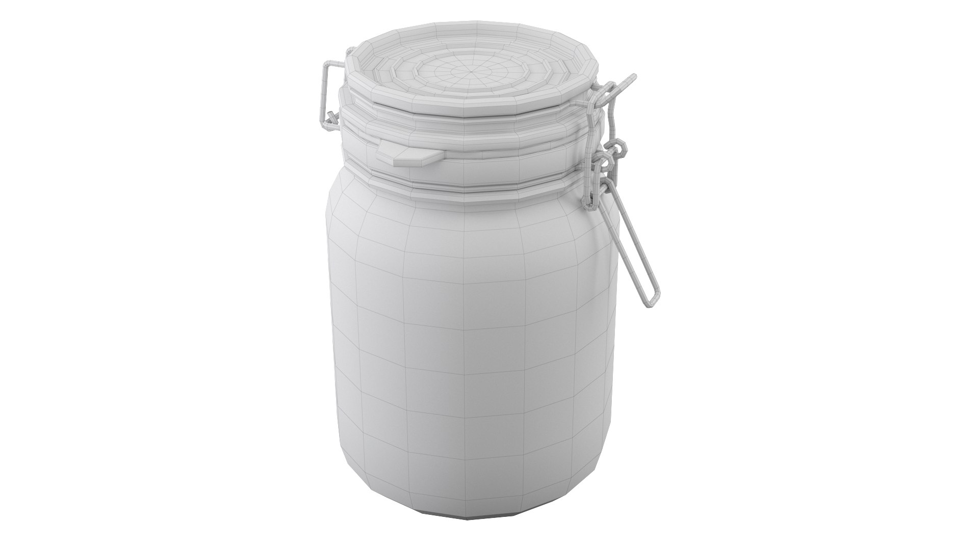 Mason jar model - TurboSquid 1710945