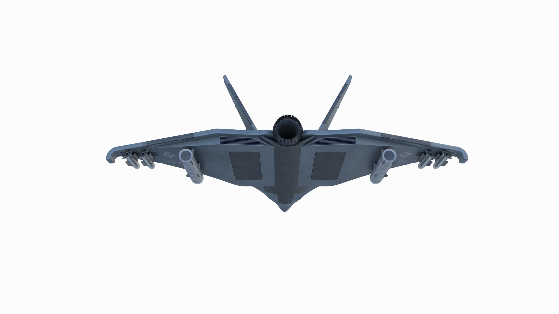Sci-FI Futuristic Aircraft Fighter Concept 3D - TurboSquid 2097869