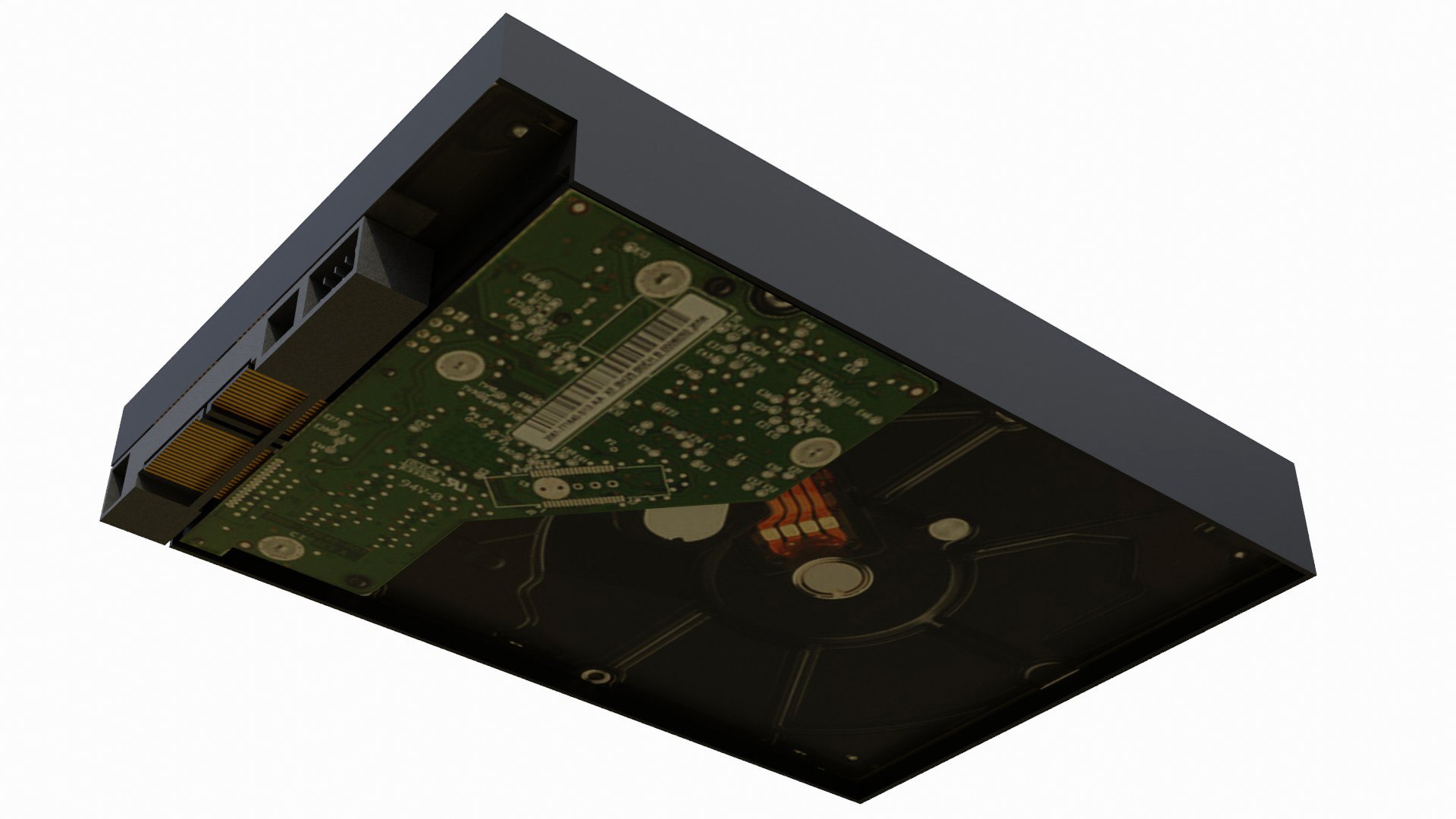 3d Internal Hard Disk Hdd Model
