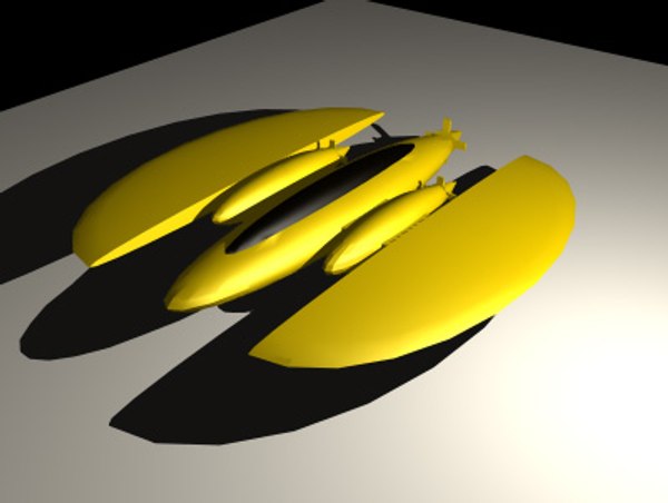 3d sub minisub model